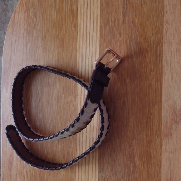unbranded | Accessories | Vintage Genuine Leather Hide Belt Size Small ...